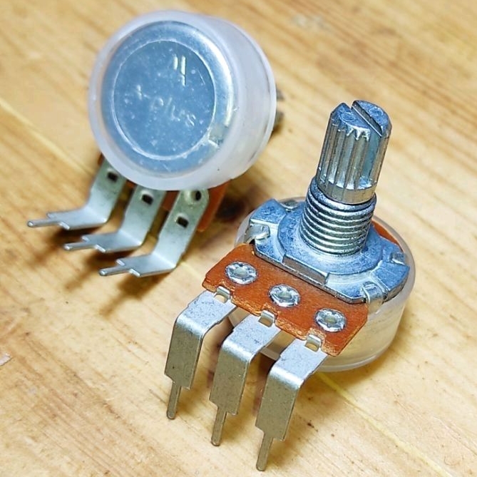 Jual Potensio Efek Gitar C10K C50K C100K C500K Aplus Right Angle PCB ...