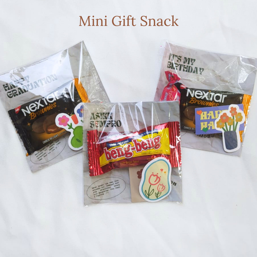 Jual PART 3 | Mini Gift Snack Free Stiker - Gift Snack - Mini Snack ...