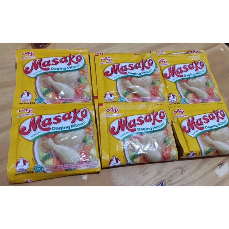 Jual Masako Ayam Masako Sapi 1 renceng (12sachet) | Shopee Indonesia