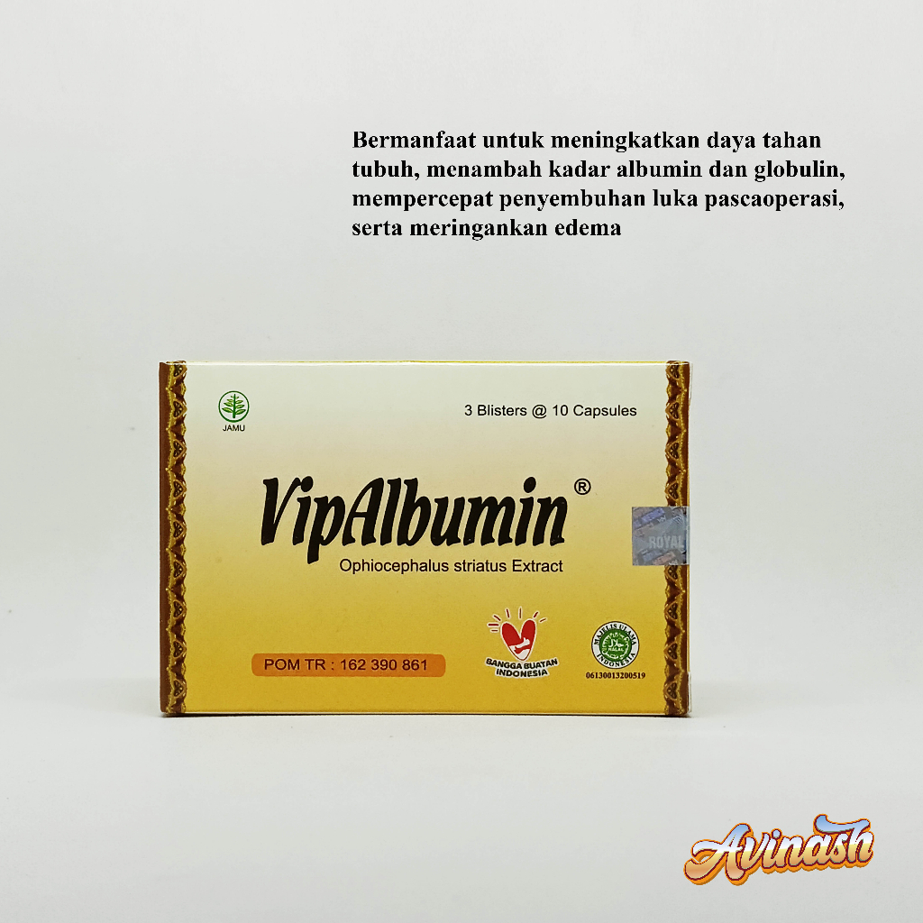 Jual VIPALBUMIN BOX ISI 30 KAPSUL EKSTRAK IKAN GABUS 500 MG | Shopee ...