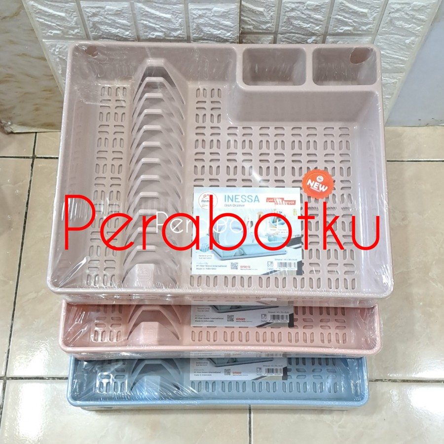 Jual Hommy Rak Piring + Tatakan Inessa 3450 / Rak Peniris Piring ...
