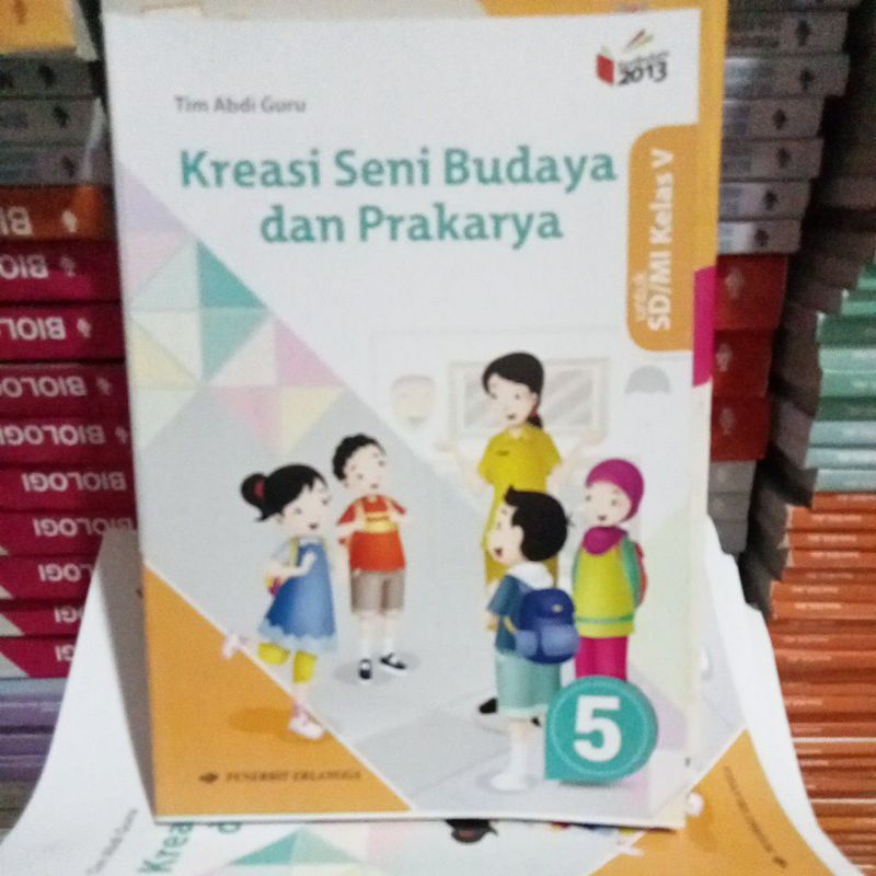 Jual buku kreasi seni budaya dan prakarya kelas 5 SD Erlangga | Shopee Indonesia