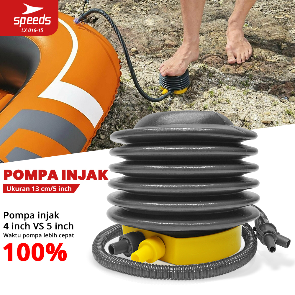 Jual SPEEDS Pompa Injak Kaki Pompa Balon Manual Pompa Multifungsi Kolam ...