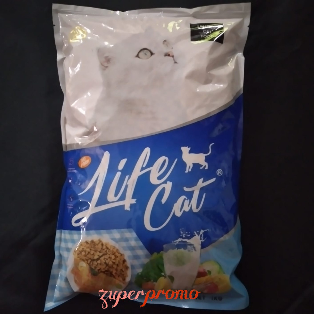 Jual Life Cat Dry Premium Cat Food Repack 1kg / Makanan Kucing | Shopee ...