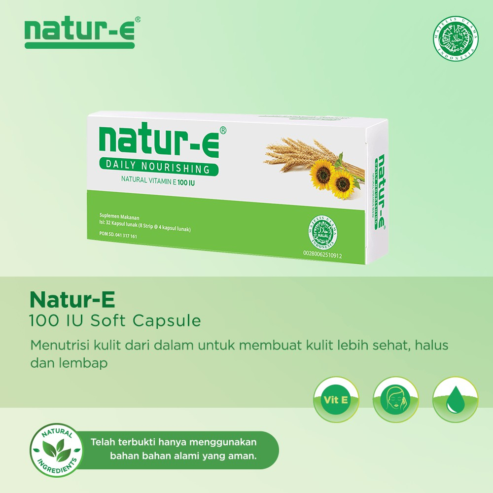 Jual Natur-E White Capsule 32/16 Suplemen Kulit Sehat Cerah Alami ...