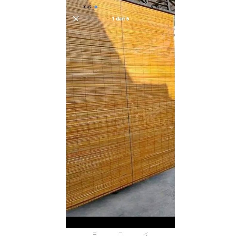 Jual kerey Tirai outdoor Full plitur vernis lebar 1x 2 Tinggi bebas ...