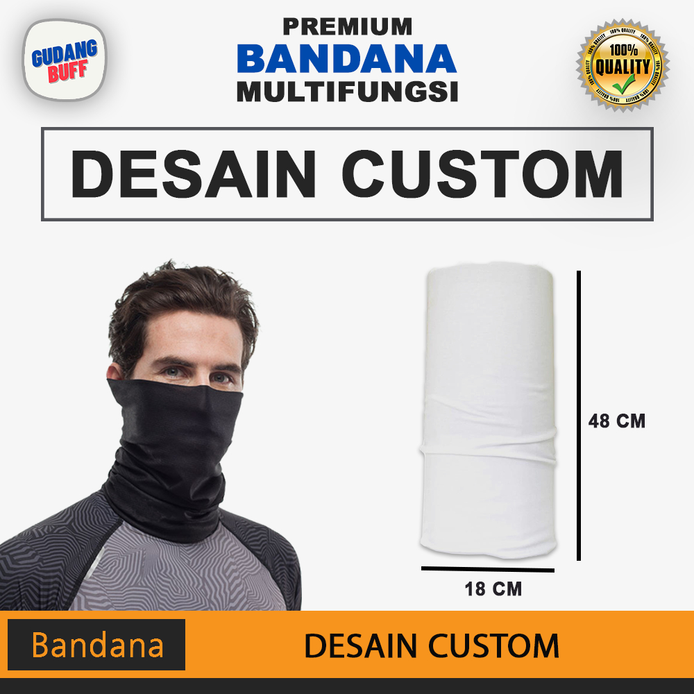 Jual Masker Slayer Bandana Multifungsi Custom Desain Sendiri Bahan ...