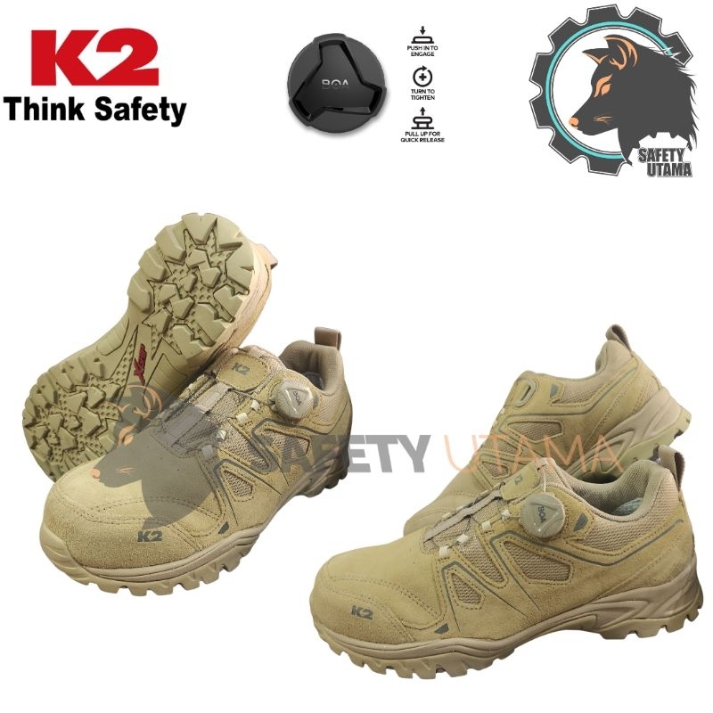 Jual Sepatu kerja Outdoor Safety shoes K2 64S BOA Fastrack Original BNWB | Shopee Indonesia