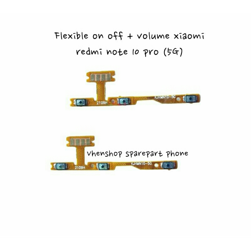 Jual FLEXIBLE FLEKSIBEL TOMBOL POWER ON OFF XIAOMI REDMI NOTE 10 PRO 5G | Shopee Indonesia