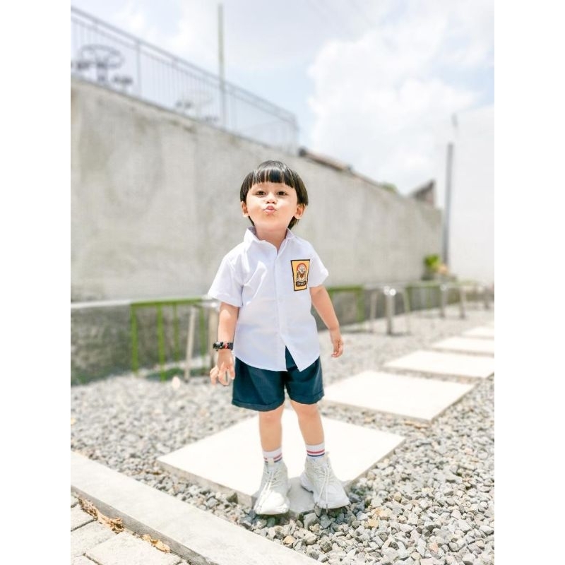 Jual Set Seragam Bayi Cowo 1-4 tahun Kostum Sekolah Anak SD SMP SMA Laki-laki set balita setelan ...