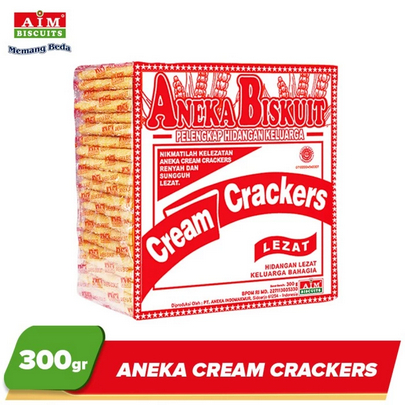 Jual AIM CREAM CRACKERS 300G | Shopee Indonesia