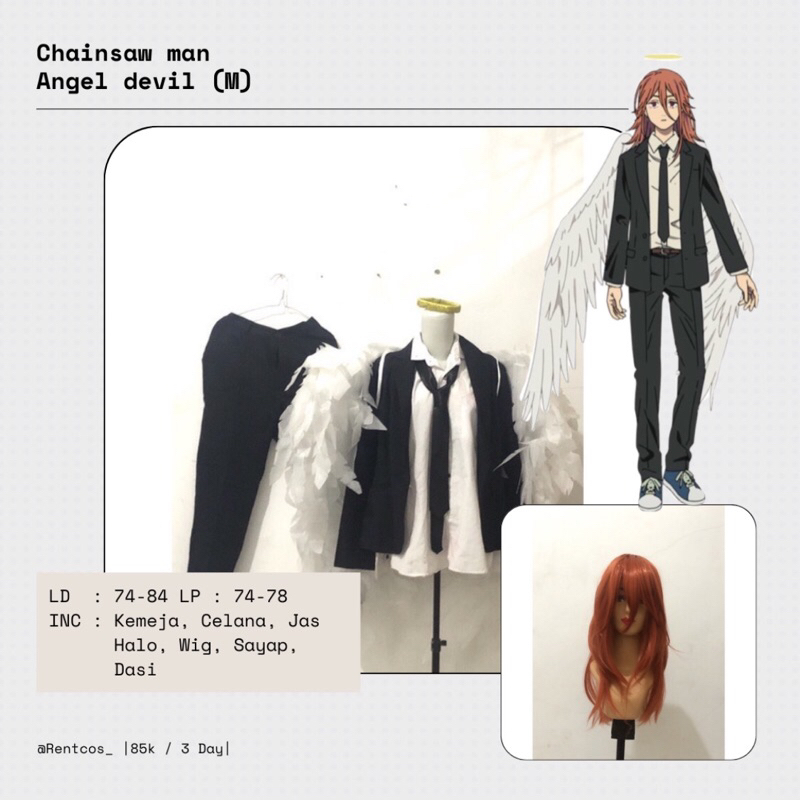 Jual ANGEL DEVIL CHAINSAWMAN (RENTAL COSPLAY) | Shopee Indonesia