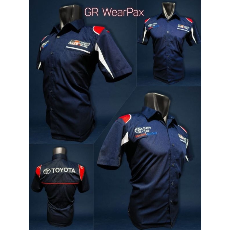Jual Kemeja Toyota Wearpack Navy | Shopee Indonesia
