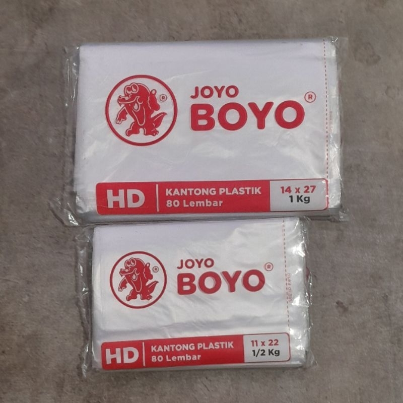 Jual PLASTIK HDPE BUTEK KUAT TEBAL 1/2 KG JOYO BOYO | Shopee Indonesia