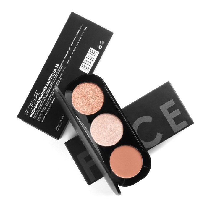 Jual FOCALLURE Blush & Highlighter Palette | Shopee Indonesia