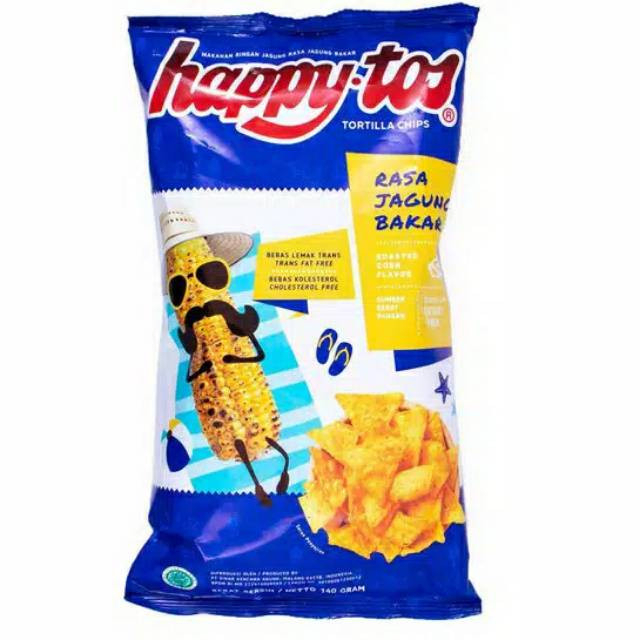 Jual HAPPYTOS JAGUNG BKR 140G | Shopee Indonesia
