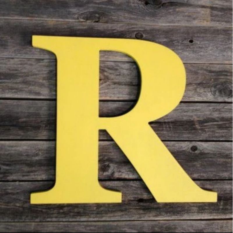 Jual Huruf/Angka Kayu Solid/Wood Lettering/custom warna ukuran tinggi ...