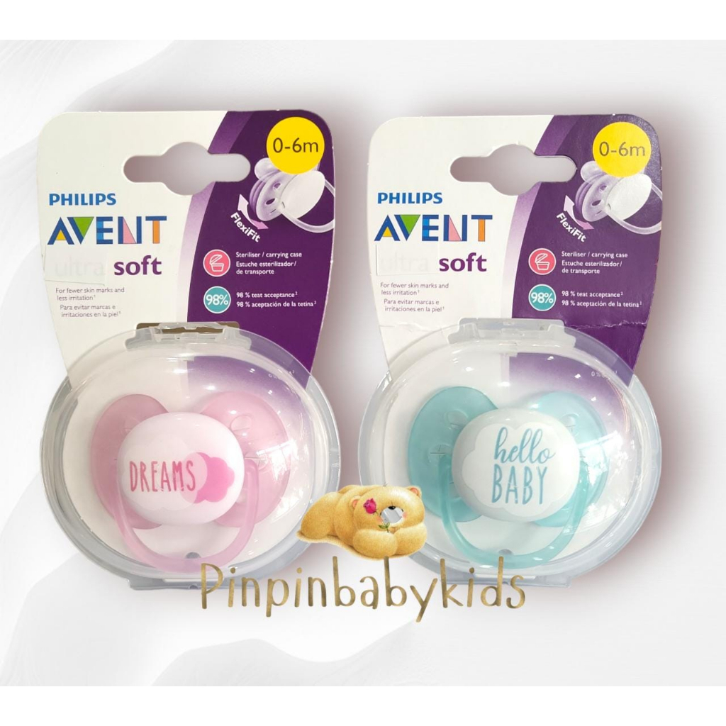 Jual Philips Avent soother/empeng avent soft/nighttime/ultra air/happy ...
