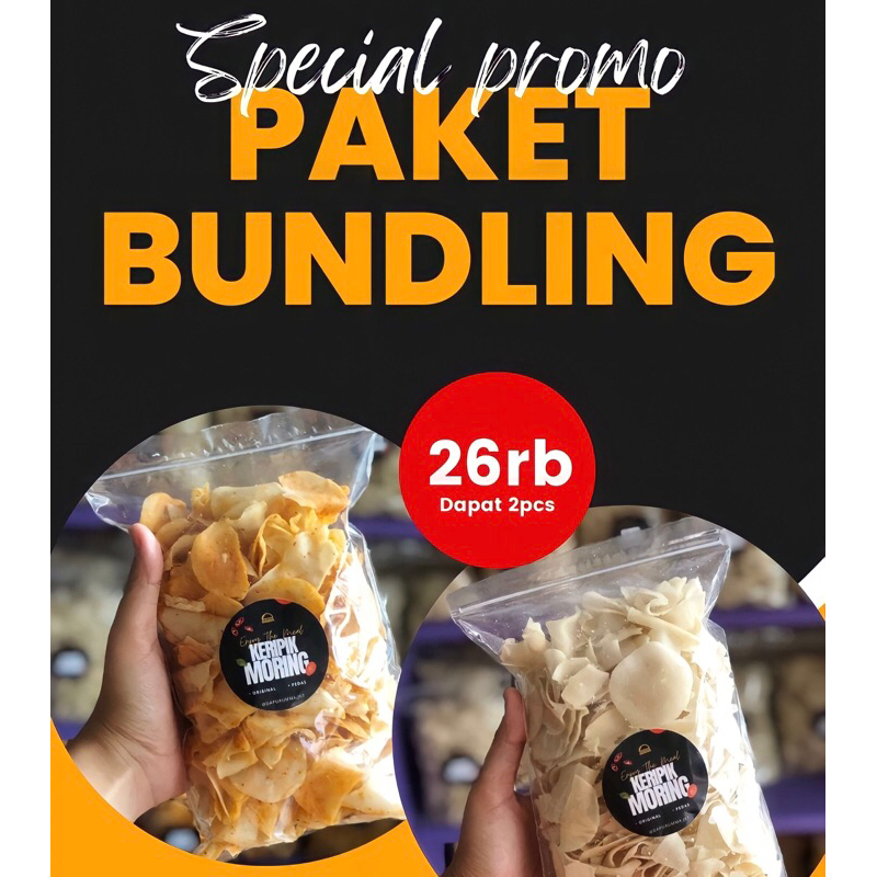 Jual Paket bundling keripik moring cimol kering murah enak | Shopee ...