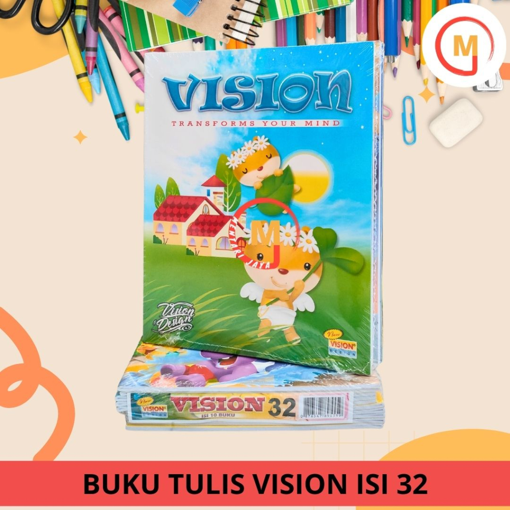 Jual Buku Tulis Vision Isi 32 (1 Pack) | Shopee Indonesia