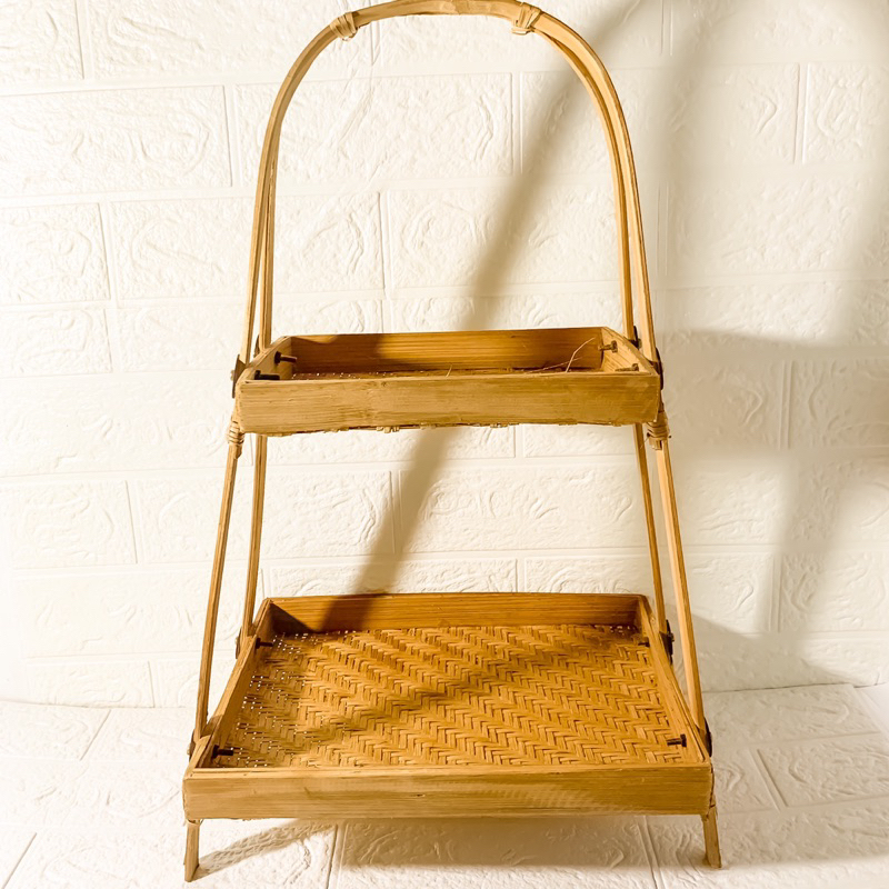 Jual Rak Bambu Untuk Dapur | Tempat Saji Makanan | Rak Bambu Susun 2 ...