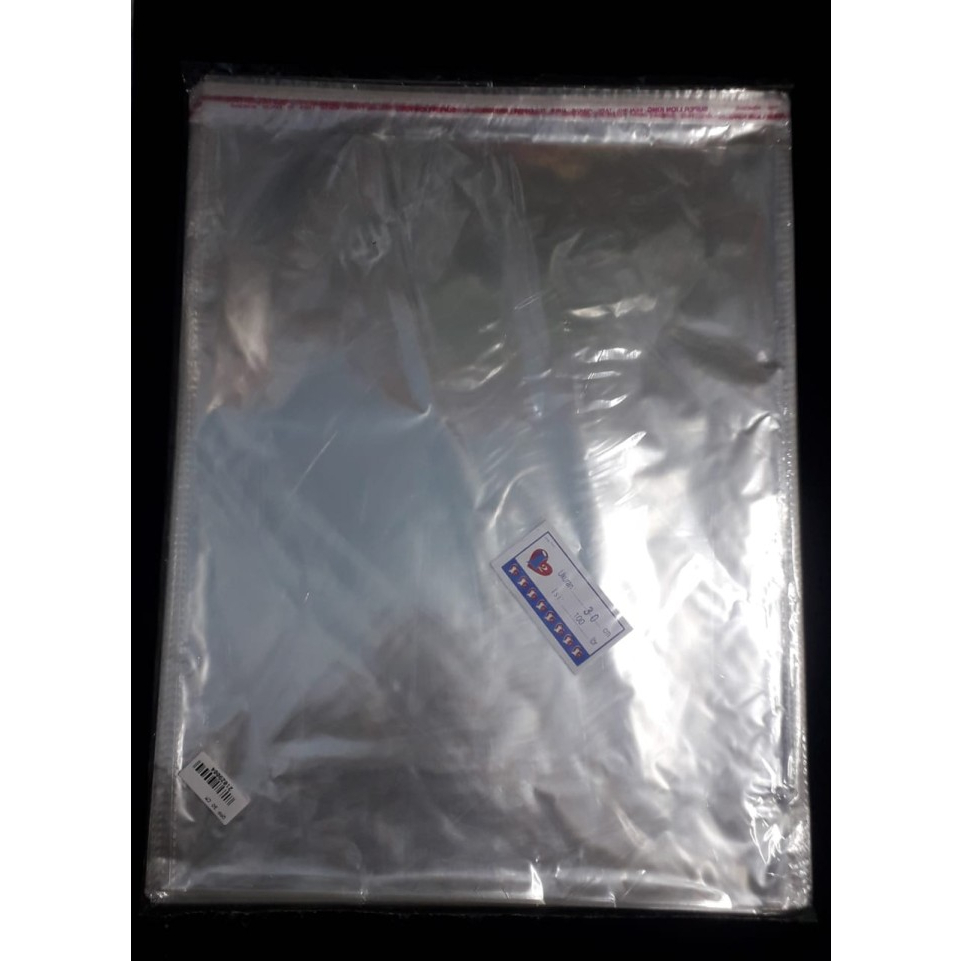 Jual PLASTIK OPP SEAL / OPP 30 CM @100 LBR | Shopee Indonesia