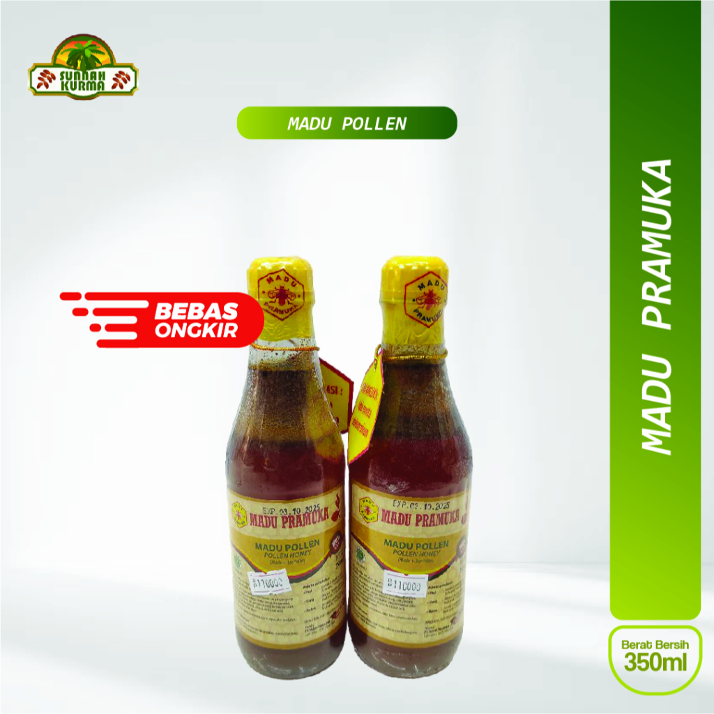 Jual Madu Pramuka Bee Pollen 350 ml | Shopee Indonesia