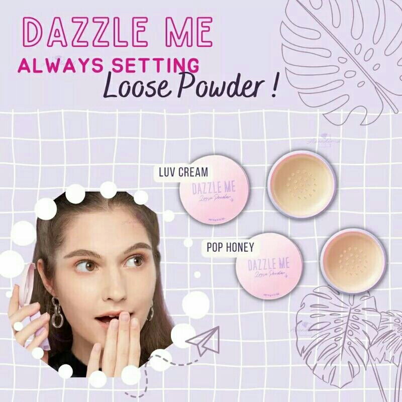Jual DAZZLE ME ALWAYS SETTING LOOSE POWDER 6gr | Shopee Indonesia