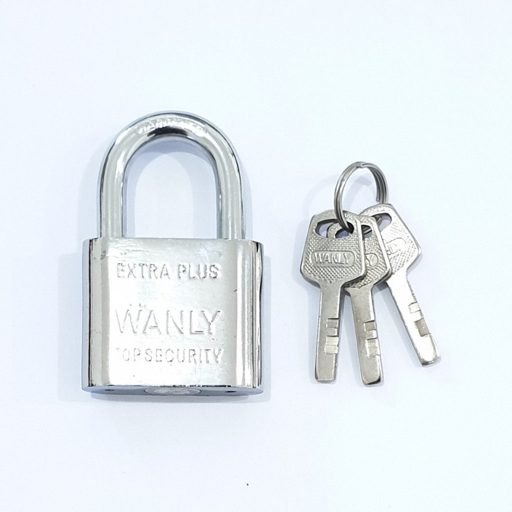 Jual Wanly Gembok Leher Pendek Panjang / Gembok 30mm, 40mm, 50mm, 60mm ...