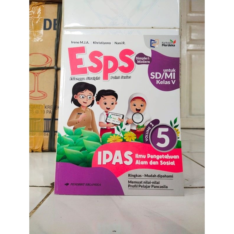 Jual ESPS IPAS "Ilmu Pengetahuan Alam dan Sosial" Kurikulum Merdeka untuk SD/MI Kelas 1,2, 3 dan ...