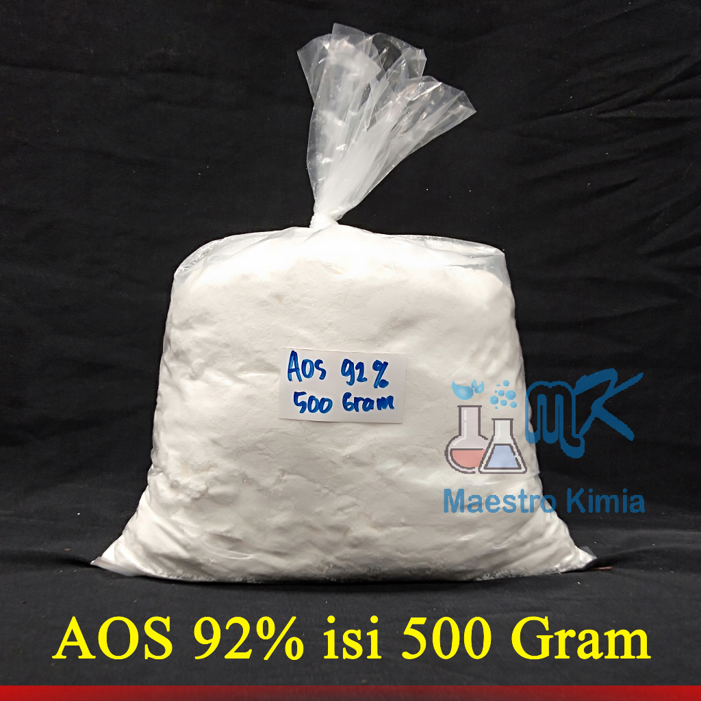 Jual AOS 92% / Sodium Alpha Olefin Sulphonate isi 500 gram | Shopee ...