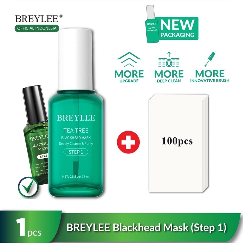 Jual Breylee Blackhead Mask peel of Step 1 and Step 2 | Shopee Indonesia