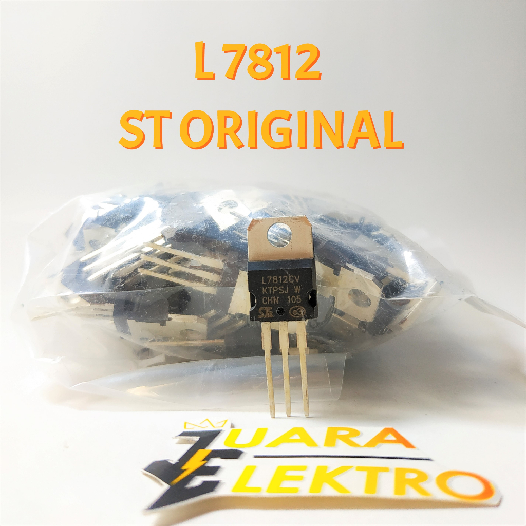 Jual TRANSISTOR (TR) L 7812 ST ORI | Transistor L7812 ST Original ...