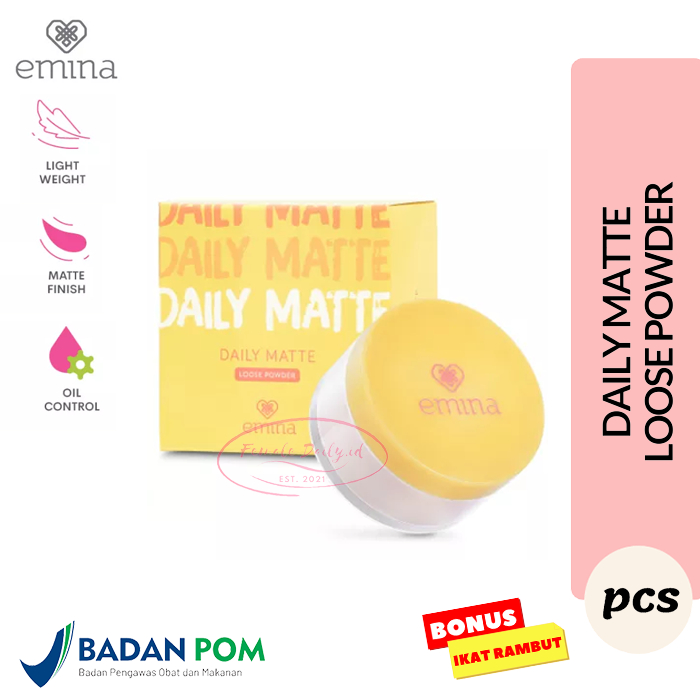 Jual EMINA Daily Matte Loose Powder 20gr | Shopee Indonesia