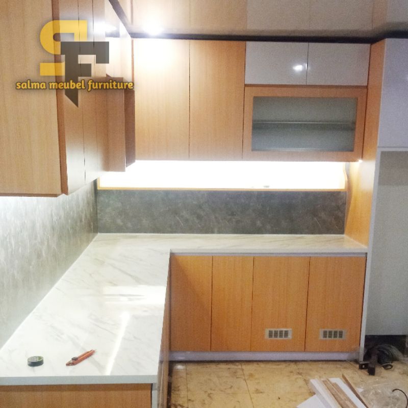 Jual Kitchen Set Atas Pintu Kitchen Set Minimalis rak Dapur serbaguna ...