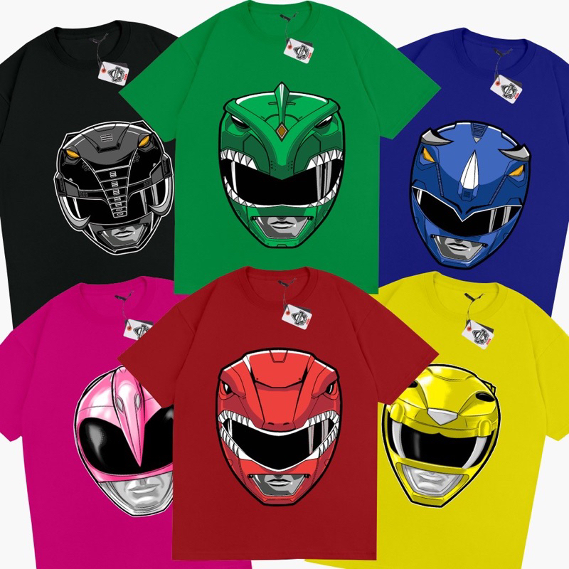Jual Kaos Power Rangers Dewasa Dan Anak Kaos Baju Mighty Morphin Power ...