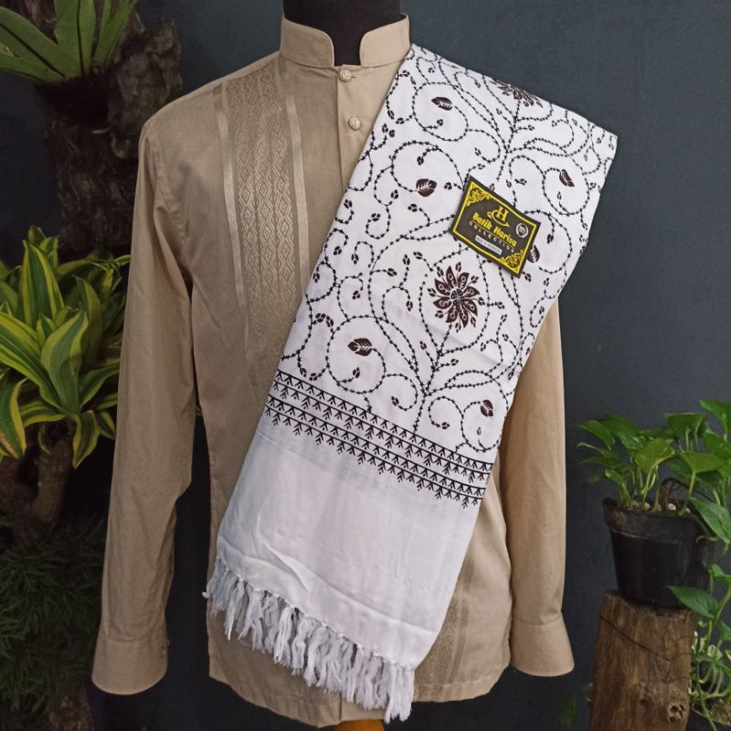 Jual SORBAN MOTIF KASHMIRI SORBAN PUTIH SORBAN HAJI sorban imamah ...