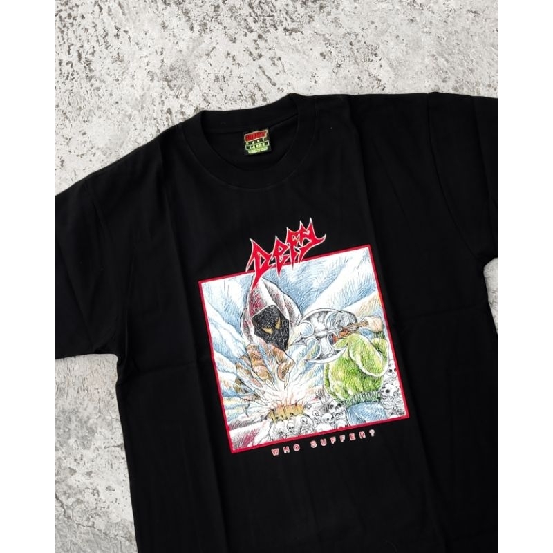 Jual T-Shirt Defy - "Who Suffer?" OFFICIAL MERCHANDISE GREEDY DUST ...