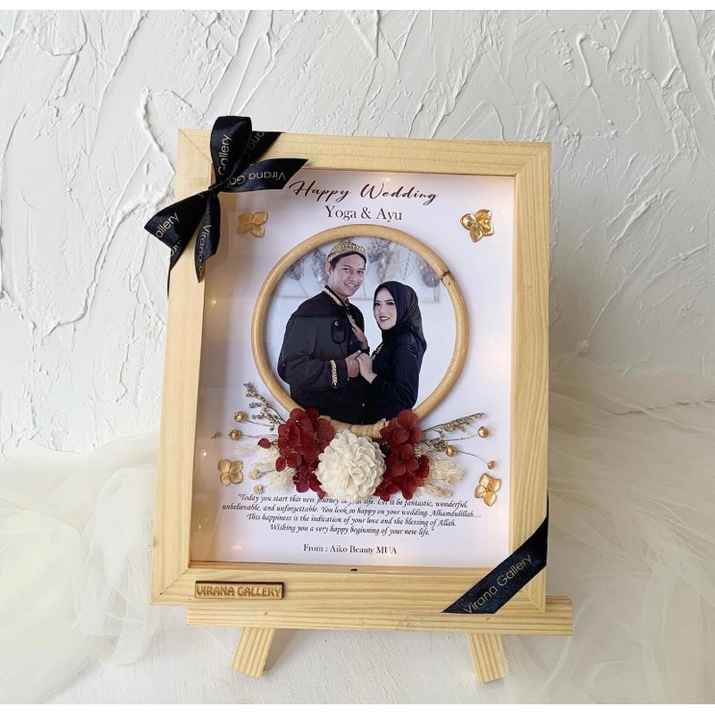 Jual Frame Rustic Ring kado wedding bingkai unik anniversary dan ...