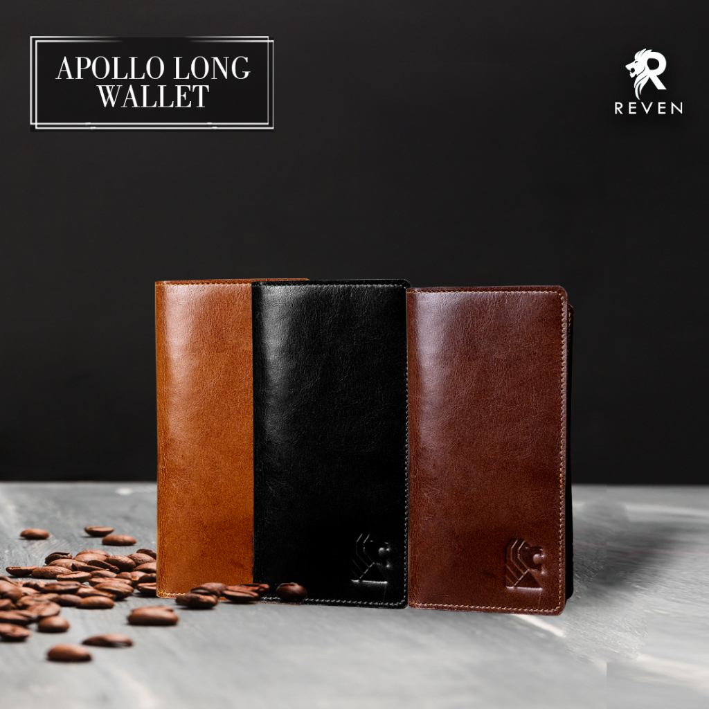 Jual Dompet pria panjang kulit sapi asli REVEN APOLLO LONG WALLET ...