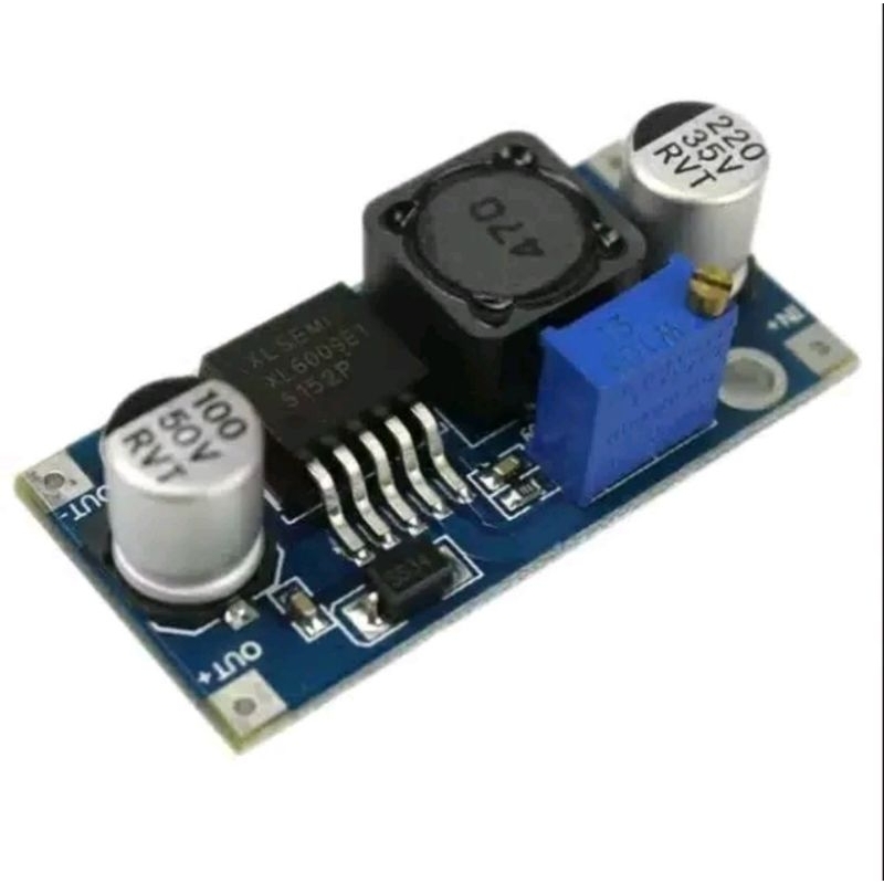 Jual MODUL STEP UP XL6009 ADJUSTABLE 4A DC BOOSTER POWER SUPPLY PENAIK ...