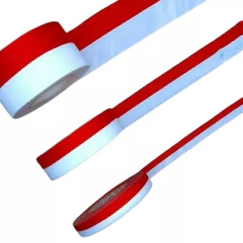 Jual Pita satin merah putih | Shopee Indonesia