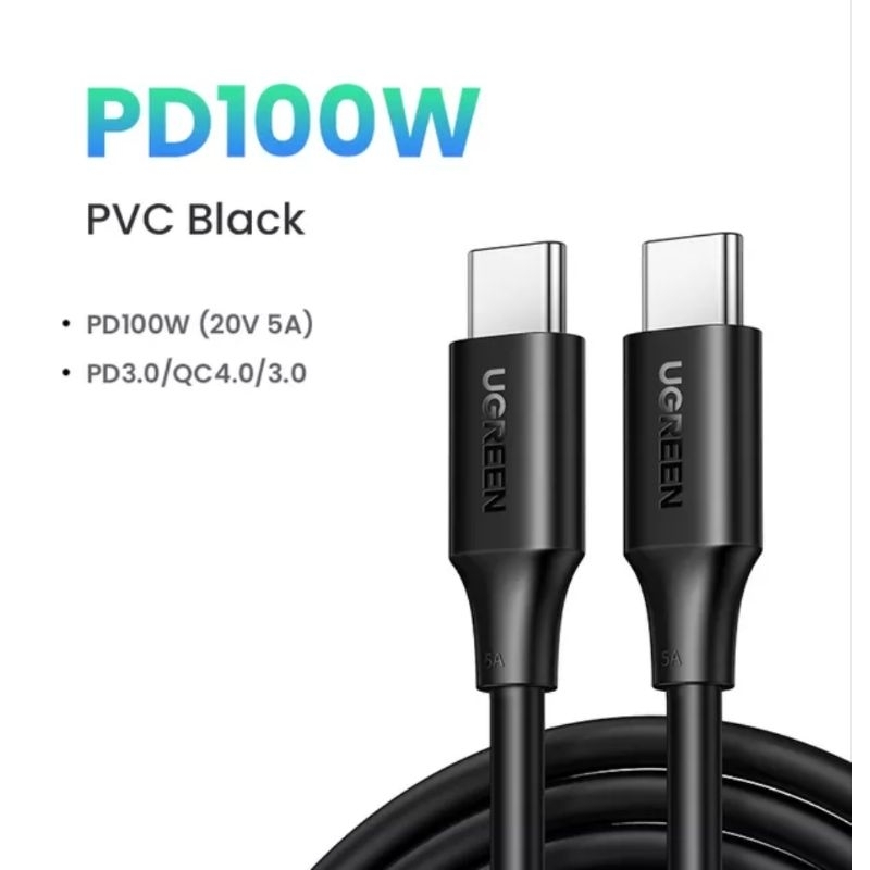 Jual Ugreen 240W PD3.1 USB C to C Braided Cable 5A Fast Charging | Shopee Indonesia