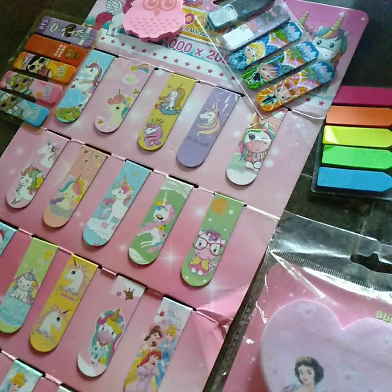 Jual bookmark/pembatas imut pembatas magnet pembatas plastik pembatas ...