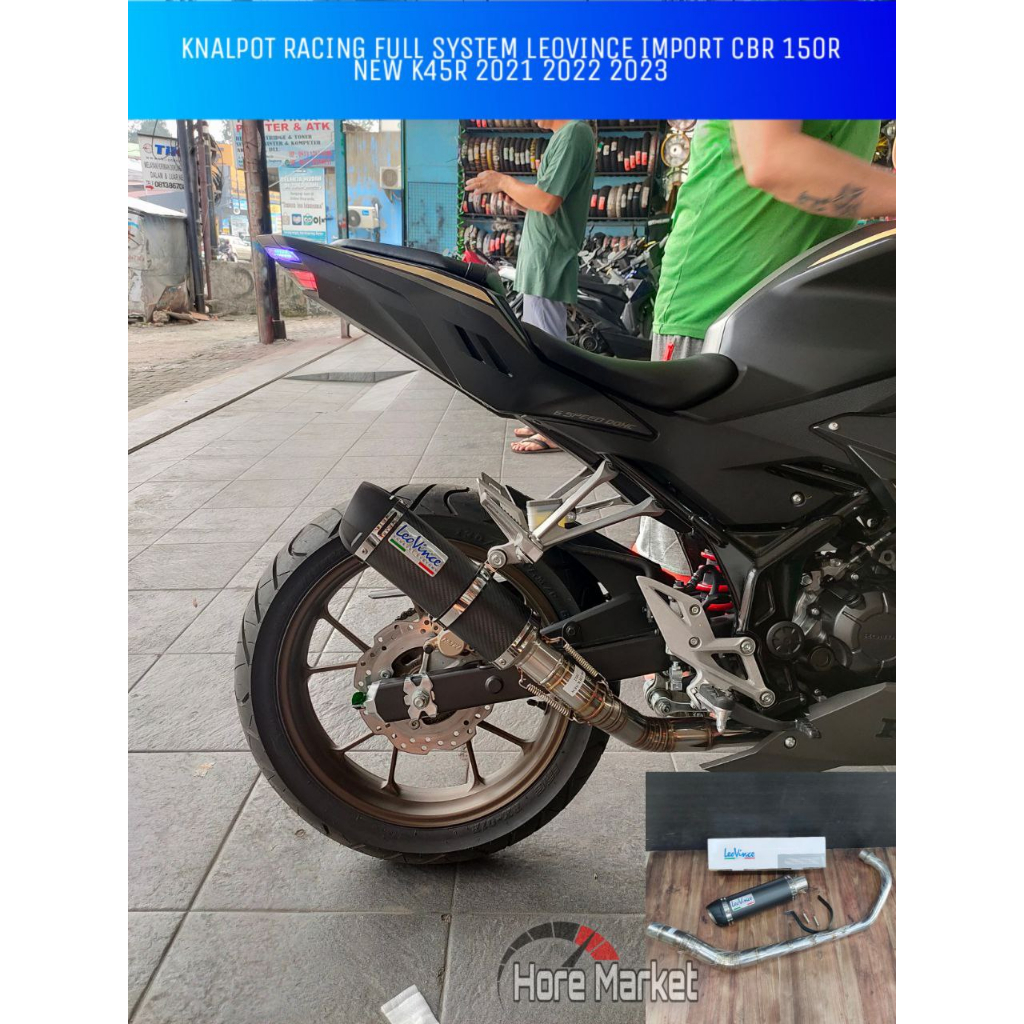 Jual KNALPOT RACING FULL SYSTEM NEW CBR 150R K45R 2021 2022 2023 ...