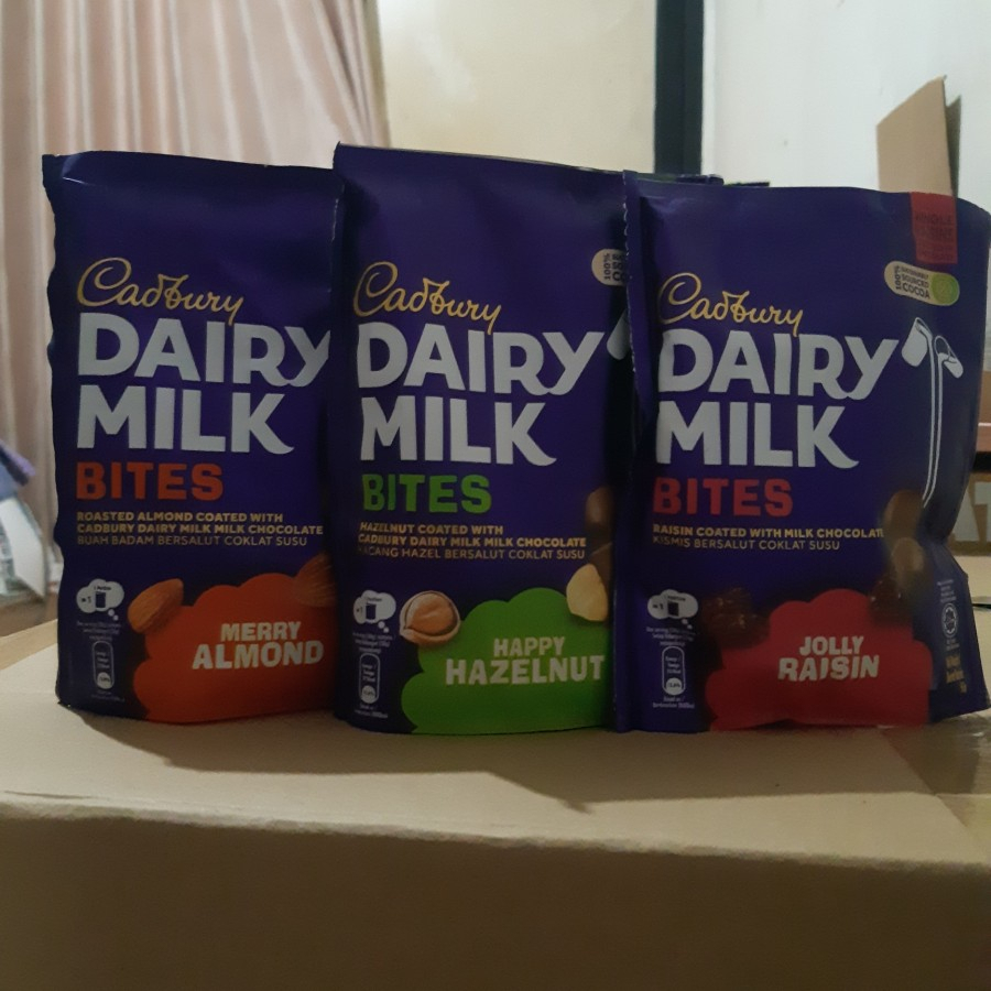 Jual cadbury dairy milk bites 50gram malaysia coklat cadbury malaysia ...