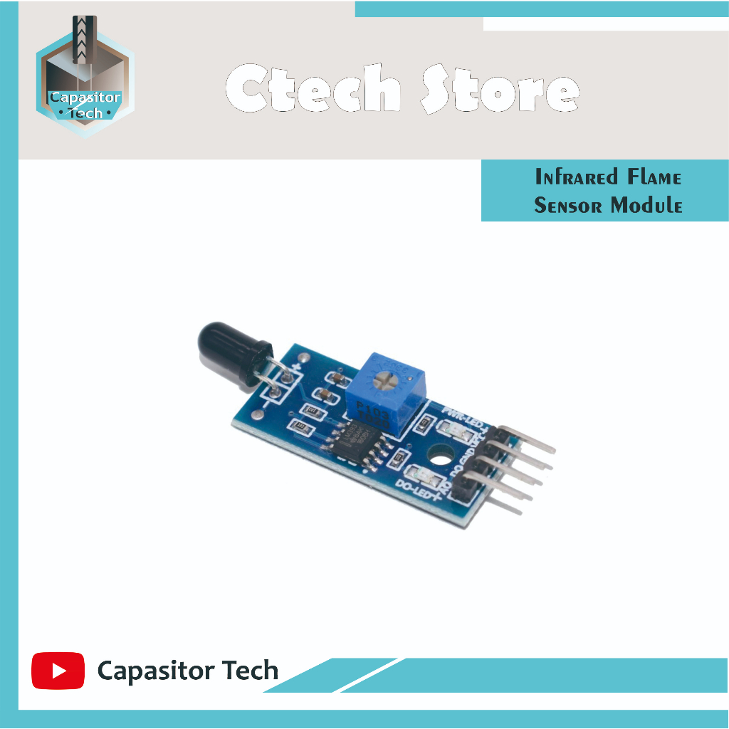 Jual InfraRed Flame Sensor / Sensor Pendeteksi Api Module | Shopee Indonesia
