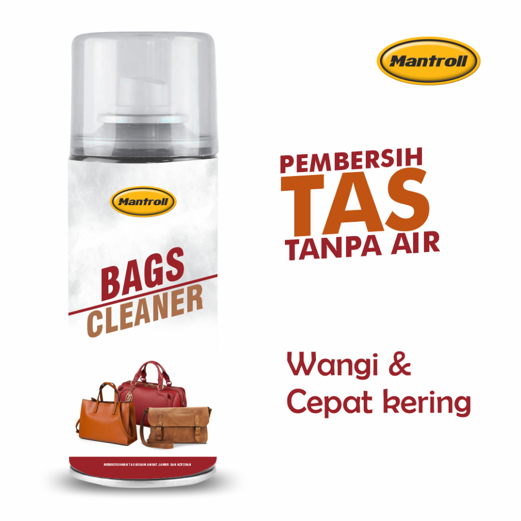 Jual Mantroll Bags Cleaner - Cairan Foam Pembersih Tas Kulit Kain ...