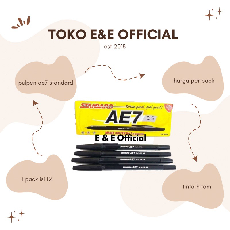 Jual PULPEN STANDARD AE7 / PULPEN STANDARD AE7 DREAM / PULPEN STANDARD ...