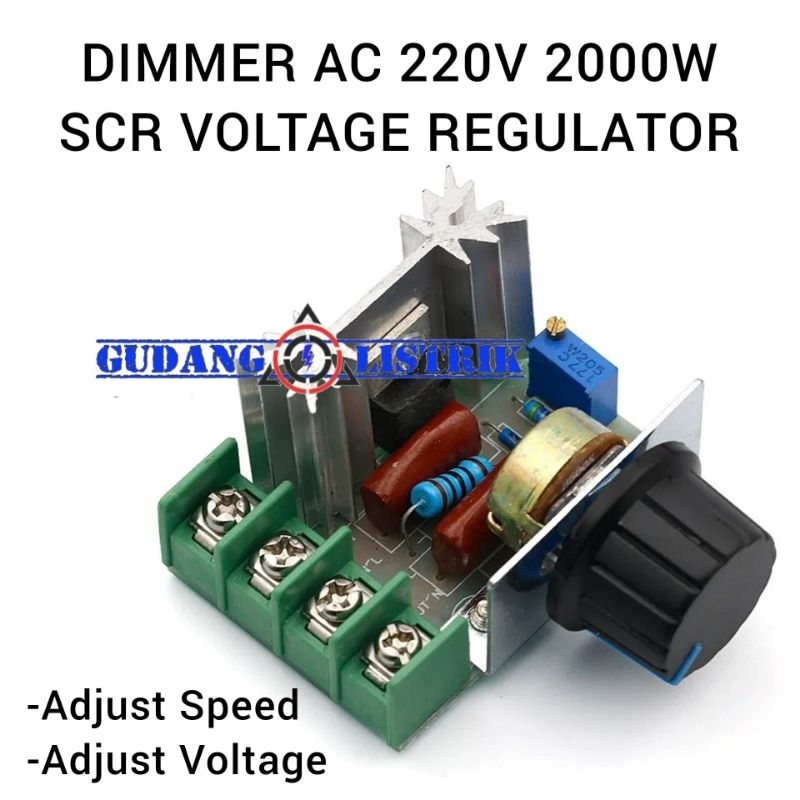 Jual Module Dimmer AC 220V 2000W SCR Speed Motor Suhu Voltage Controller | Shopee Indonesia